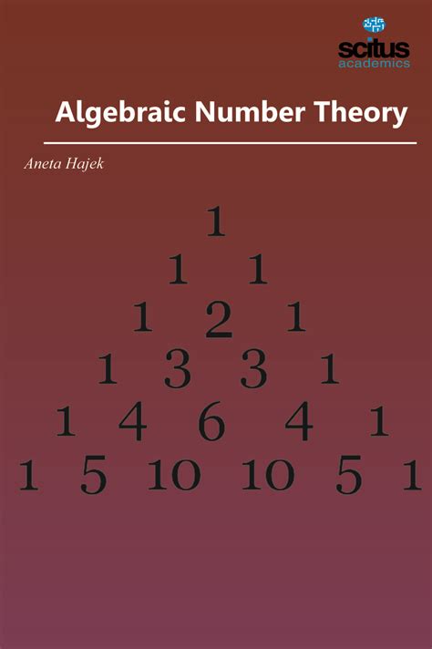 Algebraic Number Theory Scitus Academics