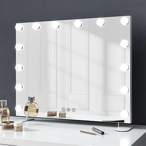 Livingandhome Hollywood Dimmable Led Lighted Vanity Makeup Mirror With