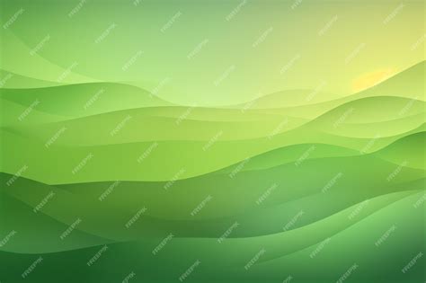 Abstract Olive And Green Gradient Background With Blur Effect Northern