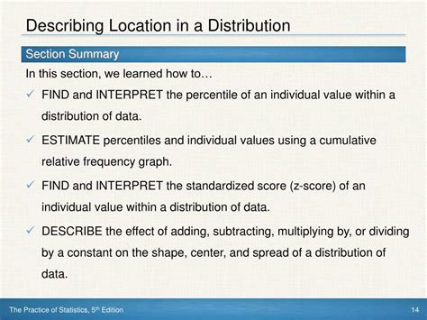 Ppt Chapter 2 Modeling Distributions Of Data Powerpoint Presentation
