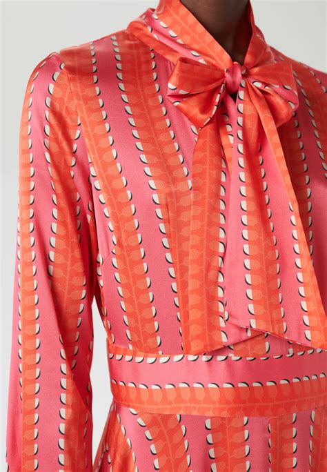 Dea Kudibal Olga Silk Dress In Leaves Byhunterminx