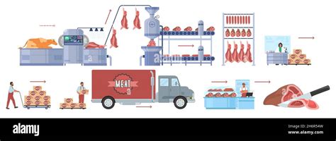 Beef Slaughterhouse Line