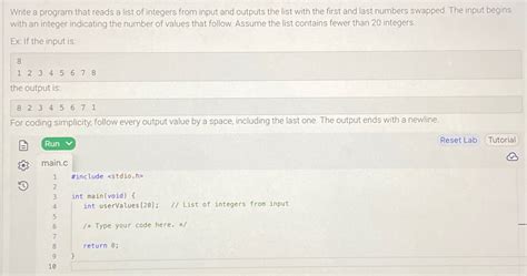 Solved Write A Program That Reads A List Of Integers From Chegg