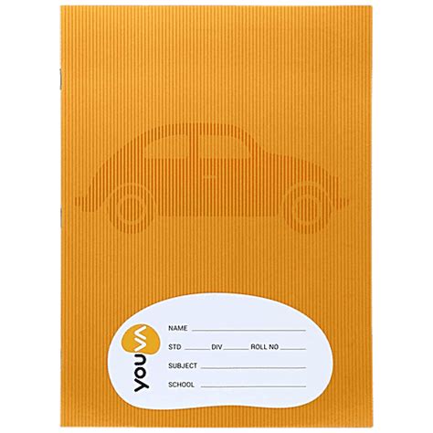 Buy Navneet Youva Notebook Ruled Red And Blue With Gap Brown 180 Mm