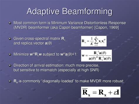 optimum passive beamforming in relation to active passive data fusion
