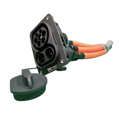 Ccs Male Inlet Socket For Ev Iec Type Ac And Dc Inlet Socket With Cm Cable At