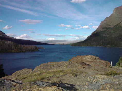 Glacier National Park Baring Falls And Sun Point