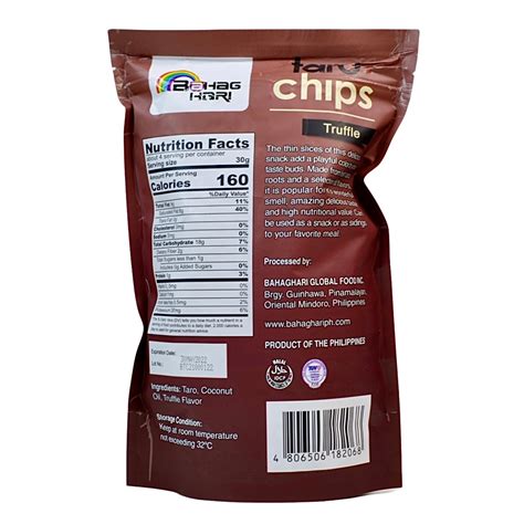Bahaghari Truffle Taro Chips 120g Gluten Free The Vegan Grocer Ph