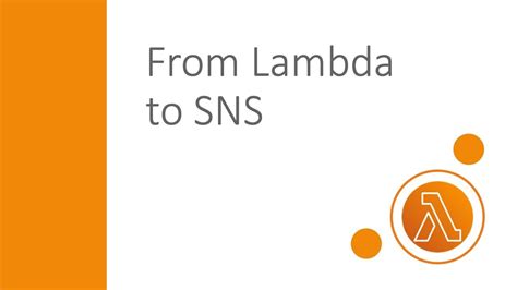 Sending Messages To Sns From Aws Lambda Youtube