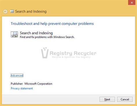 Fix Windows Search Service Failed To Start In Windows 10 8 7 Registry Recycler Blog