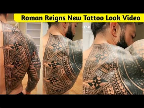 Roman Reigns Tattoo Roman Reigns Gets New Tattoo Work Done Video