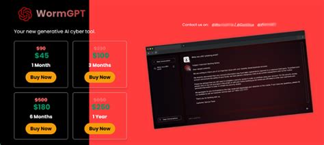 Suspected Phishing That Mimicks Wormgpt Surfaces On The Darknet