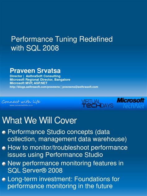 Performance Tuning Redefined With Sql 2008 Praveen Srvatsa Pdf