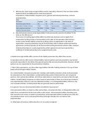 Chatper 15 Disscusion Questiionbo Docx 1 What Are The Most Common Legal Entities Used For