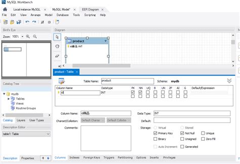 create table with MySQL Workbench ソフトウェアエンジニアの技術ブログSoftware engineer tech blog