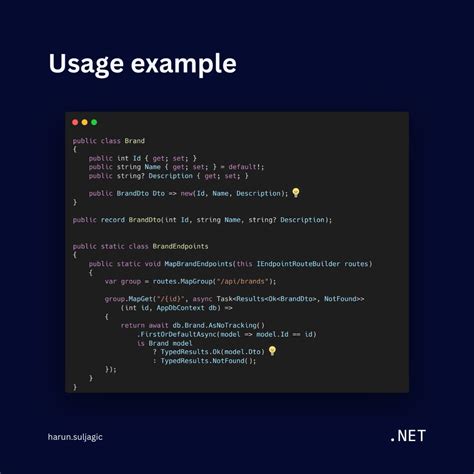 Harun Suljagic On Linkedin 🚀 C And Net Code Tip Leveraging Record