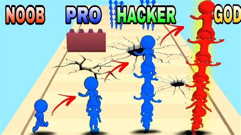 NOOB VS PRO VS HACKER VS GOD In Stack Clash YouTube