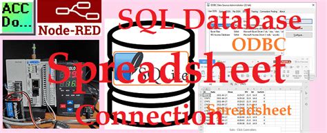 Node Red Sql Database Spreadsheet Connection Acc Automation Plc And Industrial Control Learning