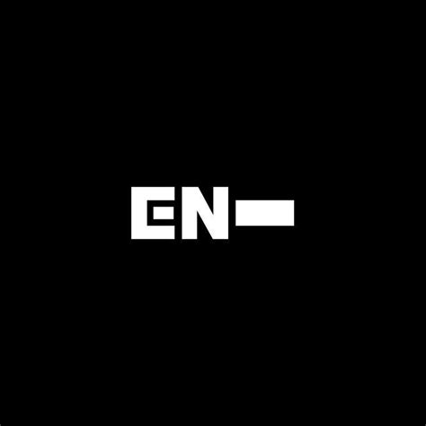 Enhypen Group Logo Kpop Logos Logo Black And White Aesthetic