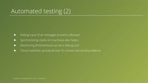 Implementing Data Center To Data Center Replication For A Distributed Database Ppt