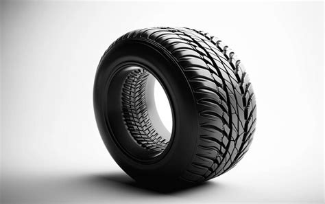 Premium Photo Black Rubber Tire