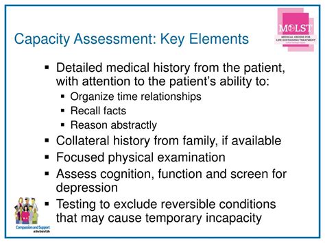 Ppt Capacity Determination Training Professionals To Comply With The