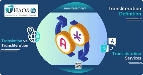 What Is Transliteration Objectives And Challenges Thao And Co