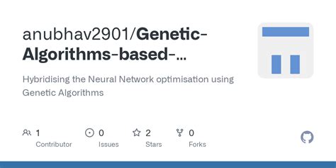 github anubhav2901 genetic algorithms based neural network hybrid