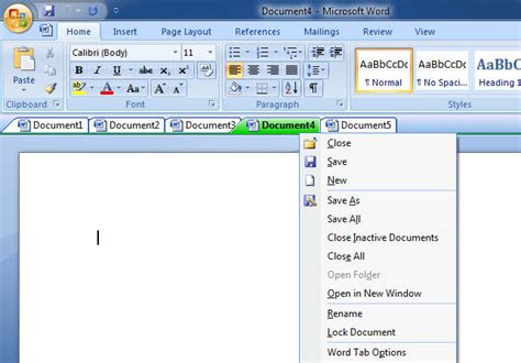 Word Documents Tabs Brings Tabbed Browser In Microsoft Word