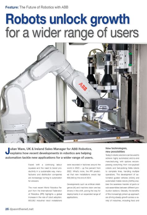 design products and applications magazine on linkedin robotics abb