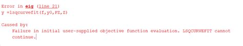 Lsqcurvefit Error In Simulation Of Demands In Matlab Operations