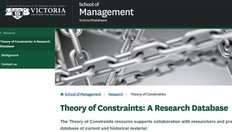 Theory Of Constraints Toc On Linkedin Theoryofconstraintds Goldratt