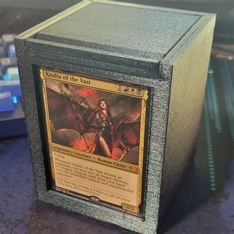 3d Printable Mtg Commander Deck Box Soft Sleeve By Jacob Calhoun