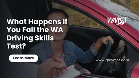 What Happens If You Fail The Wa Driving Skills Test Wmst