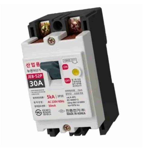 블라젯 산업용 누전차단기 52p 2p 30a 진흥전기 전류차단 배선자재 과부하 단락 티몬