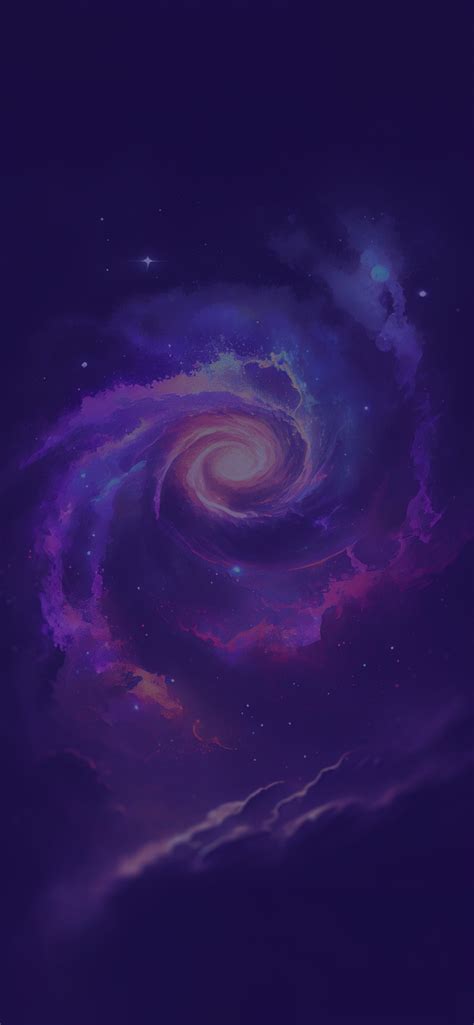 Purple Galaxy Wallpaper