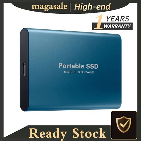 Mini Portable SSD ความเรวสงแบบพกพาภายนอก M 2 Solid State Disk USB3 0 1TB 2TB 4TB 8TB Shopee
