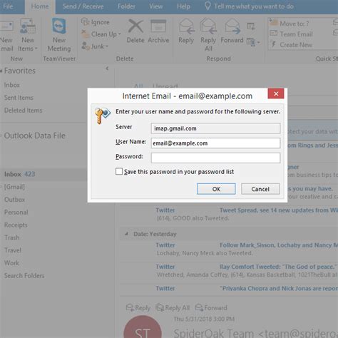 How To Make Outlook Remember Your Email Password