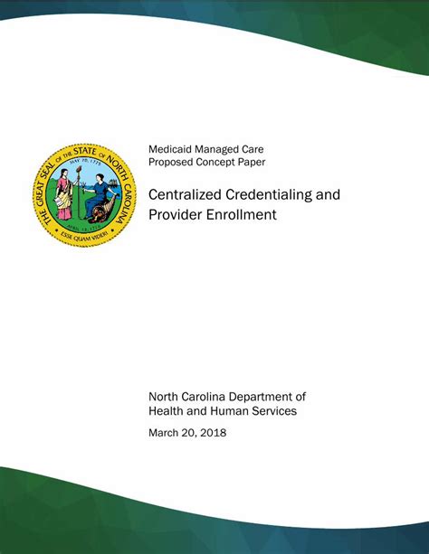Pdf Centralized Credentialing And Provider Enrollment · Enrollment