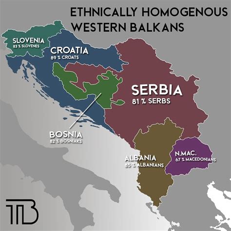 Ethnically Homogenous Western Balkans By Maps On The Web