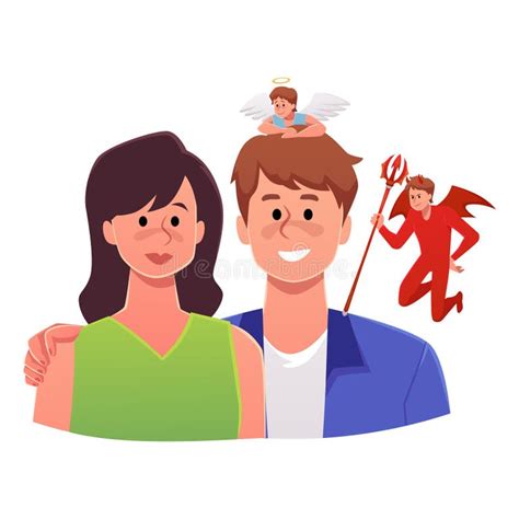 Devil Angel Shoulder Stock Illustrations 118 Devil Angel Shoulder Stock Illustrations Vectors