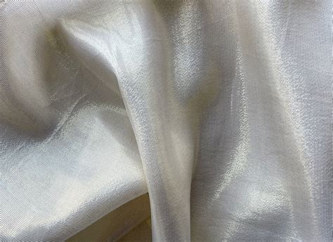 Silk Fabric Sheer Deepest Midnight Bottle Green Crisp Silk Organza