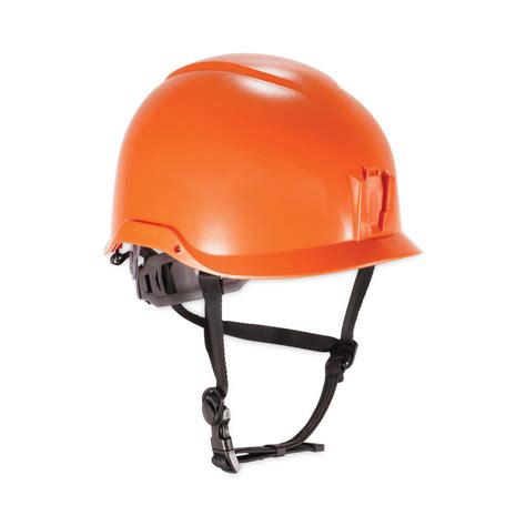 Ergodyne Skullerz 8974 Class E Safety Helmet 6 Point Ratchet Suspension Orange Ships In 1 3