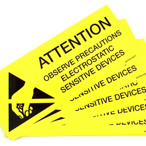 Esd Signs Esd Posters For The Esd Work Area Botron