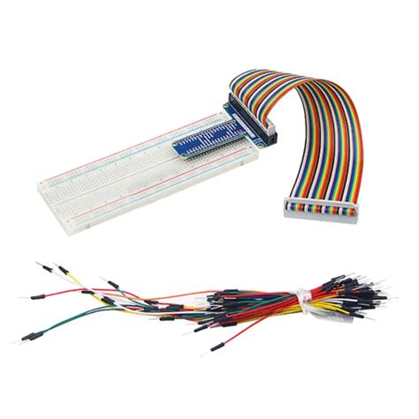 Board Kit And 40 Pin Gpio Cable Breadboard Jump Cable For Diy Raspberry Pi 3 4 15 69 Picclick Au