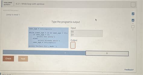 Solved CHALLENGEACTIVITY While Loop With Chegg Com