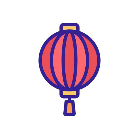 Buddhist Lanterns Holiday Icon Vector Outline Illustration 10384517 Vector Art At Vecteezy
