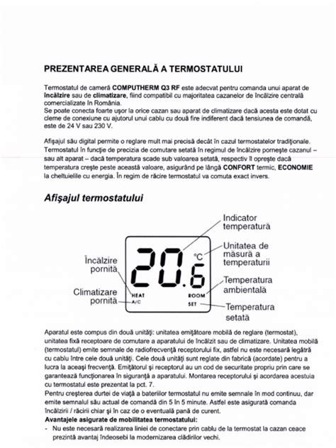 Manual De Utilizare Computherm Q3rf Pdf