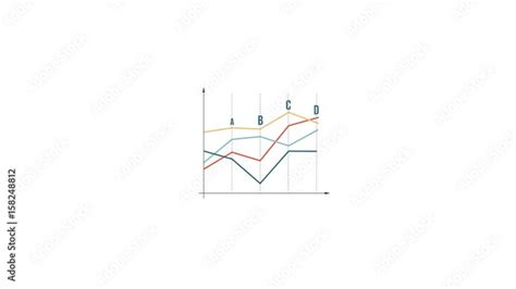 Pie Chart Histogram Line Graphs Growing Arrows Elements Of The