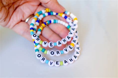 Diy Intention Word Bracelets — Our Happy Tribe